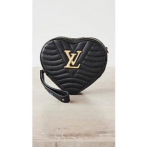 Louis Vuitton Women's Pre-Loved New Wave Heart Crossbody Bag, Calfskin, Black, One Size