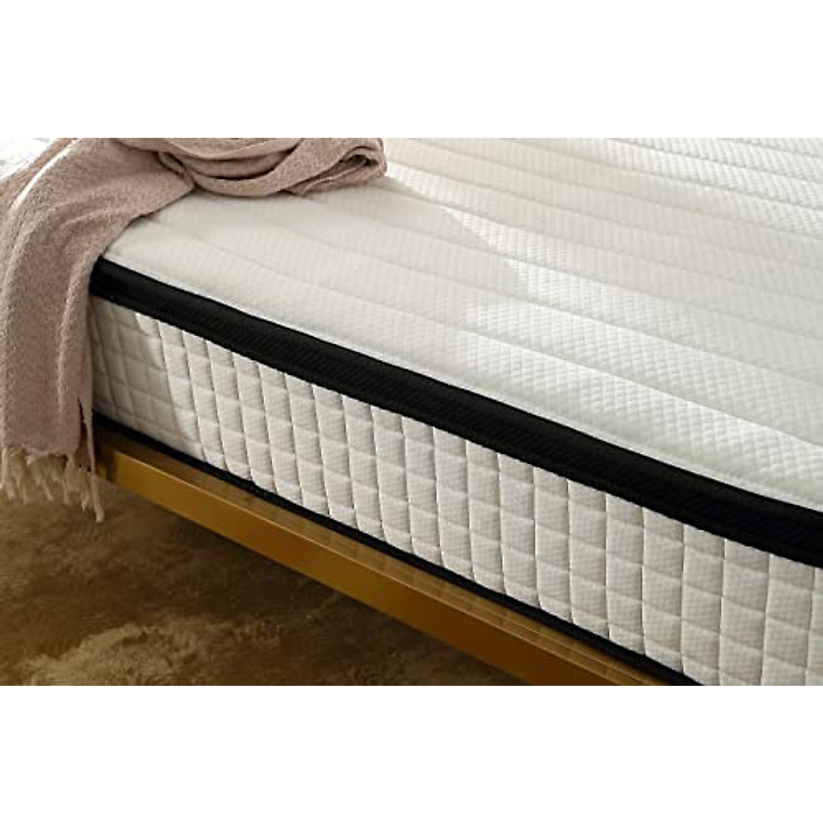 12 Inch, Full XL, Gel Memory Foam and Pocket Spring Hybrid Mattress Medium-Firm Supportive & Pressure Relief