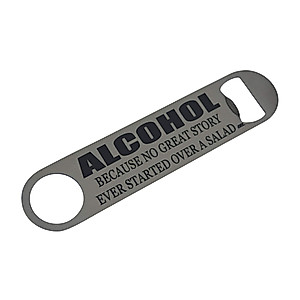 Funny Alcohol Bottle Opener Heavy Duty Gift For Men Friend Bar Beer Drinking Joke
