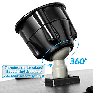 Srnede Baby Car Mirror Baby Rear Facing Seat Mirror for Infant Child with Wide Crystal Clear View Shatterproof