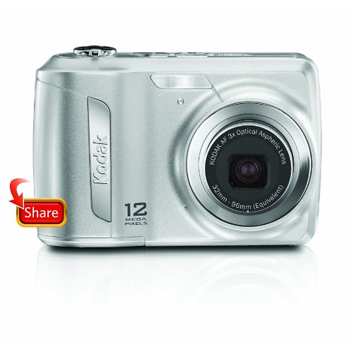 Easyshare C143 12 MP Digital Camera with 3xOptical Zoom and 2.7-Inch LCD (Silver)