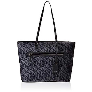 DKNY Casey Large Logo Tote Black Logo One Size