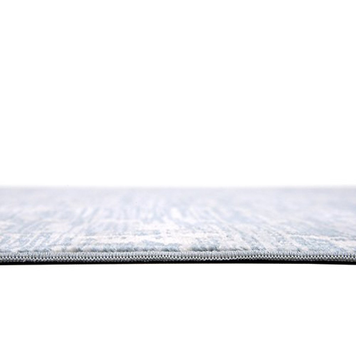Unique Loom Paris Collection Area Rug - Birch (8' Square, Blue/ Beige)