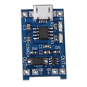 CHENBO 10 Pcs 5V Micro USB 1A 18650 TP4056 Lithium Battery Charging Board with Protection Charger Module