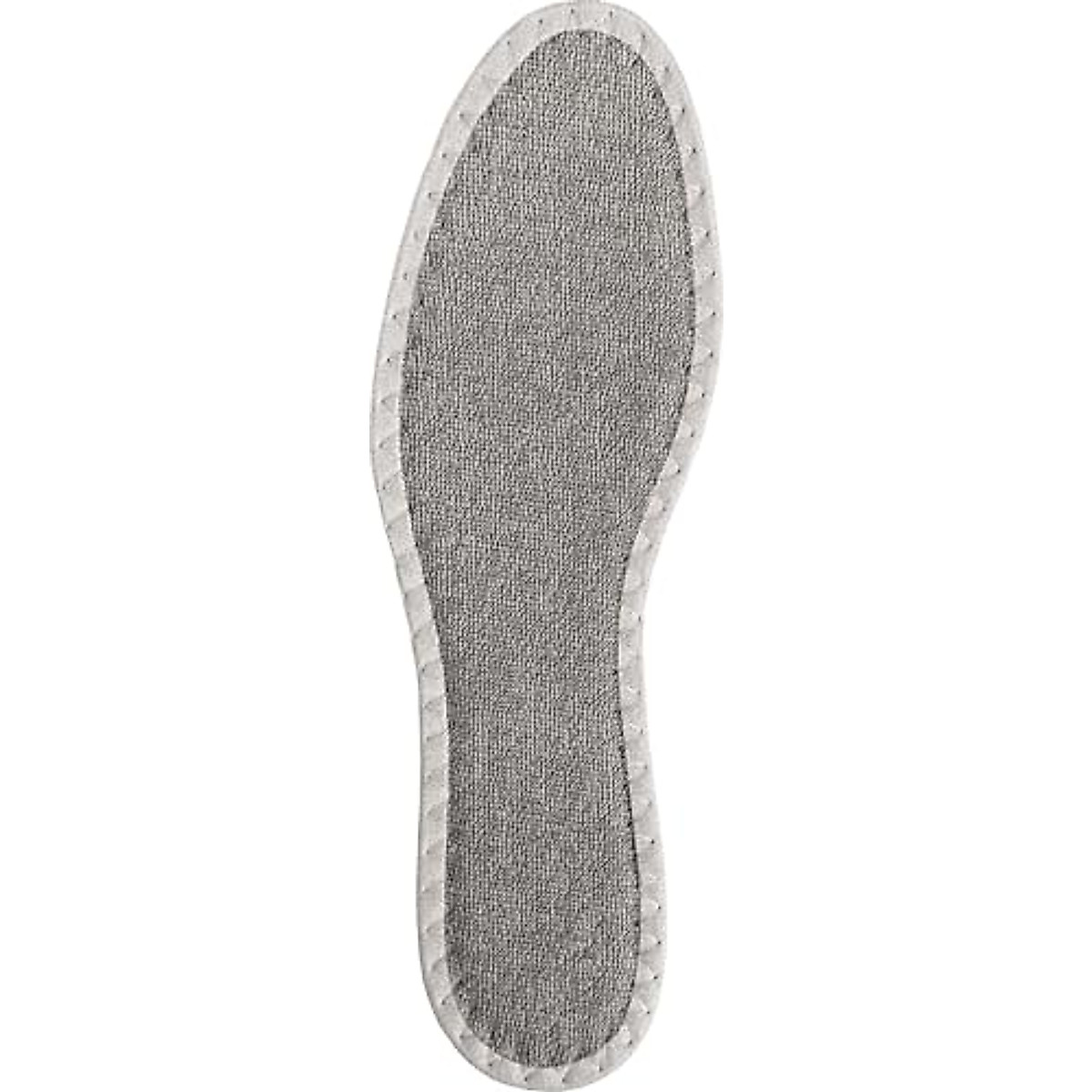 pedag Deo Fresh Natural Terry Cloth & Sisal Insoles, Handmade in Germany, Fully Washable, Perfect for Keeping Feet Dry and Fresh in The Summer, US W8 / EU 38, Grey, 3 Pair
