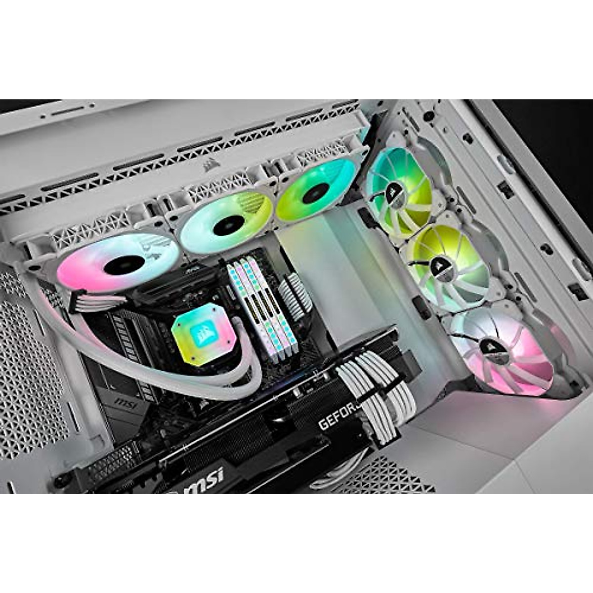 Corsair iCUE H150i Elite Capellix Liquid CPU Cooler - White