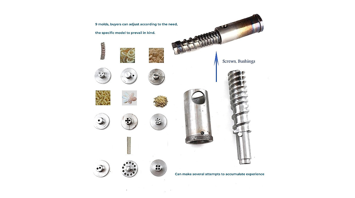 Puffed Food Extruder Machine for Crispy Corn and Rice Snacks