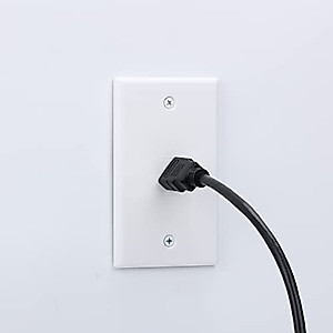 YOEMELY HDMI Keystone 8K, White HDMI Keystone Coupler for HDMI 2.1a Cable Pass Through, including 8K 60Hz or 4K 120Hz resolution and up to 48G bandwidth (6 Pack)