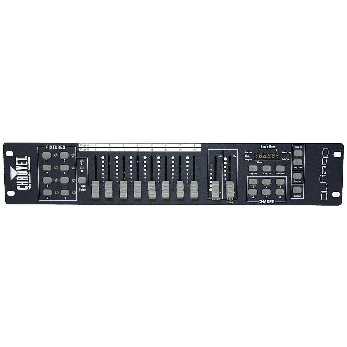 Chauvet Obey 10 LED Universal DMX-512 Lighting Controller + 10' + 25' Cables