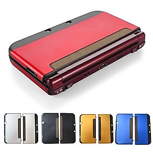 Red Shockproof Protector Case Cover Hard Shell Skin for Nintendo New 3DS XL LL (2015 Model) ONLY