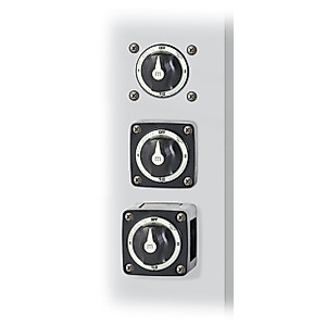 Blue Sea Systems 6007200 m-Series Battery Switch Selector, Black