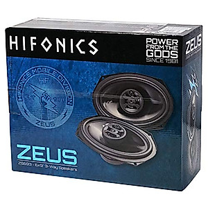 Hifonics 2 ZS693 6x9 800 Watt Car Audio Coaxial Speakers+2 6.5" 600w Speakers