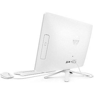 HP 2019 All-in-One 21.5" FHD Touchscreen High Performance Desktop PC, Intel Pentium Quad-Core Processor 4GB RAM 1TB HDD HDMI DVD WiFi Bluetooth Webcam Keyboard + Mouse Windows 10, Snow White
