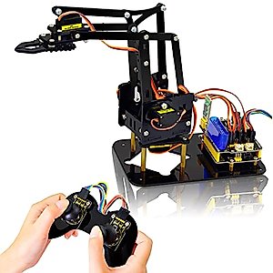 KEYESTUDIO Robot Arm Starter Kit for Arduino Coding Robotics Kit for Adults Teens 15+ Electronic Programming Project STEM Education