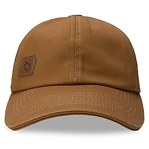 Headsweats Twill and Stretch Waffle Knit Podium Baseball Cap Hat, Acorn