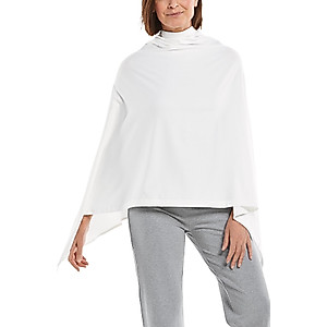 Coolibar UPF 50+ Women's Revilla Convertible Sun Wrap - Sun Protective (One Size- White)