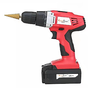 ChewSteel Tools,10 Pieces Step Drill Bit Set 1/4 Inch Hex Shank 5 Flute Countersink Drill Bit Set with 5 Inch Center Punch and Bag for Wood Metal Plastic Glass (4-20/4-12/3-12 mm)