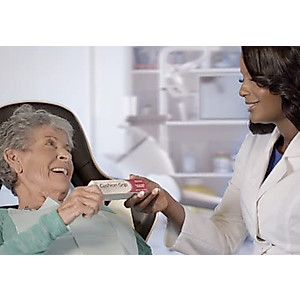 Cushion Grip Thermoplastic Denture Adhesive, 1 oz (Pack of 2) - Refit and Tighten Loose and Uncomfortable Denture [Not A Glue Adhesive, Acts Like A Soft Reline for Denture]