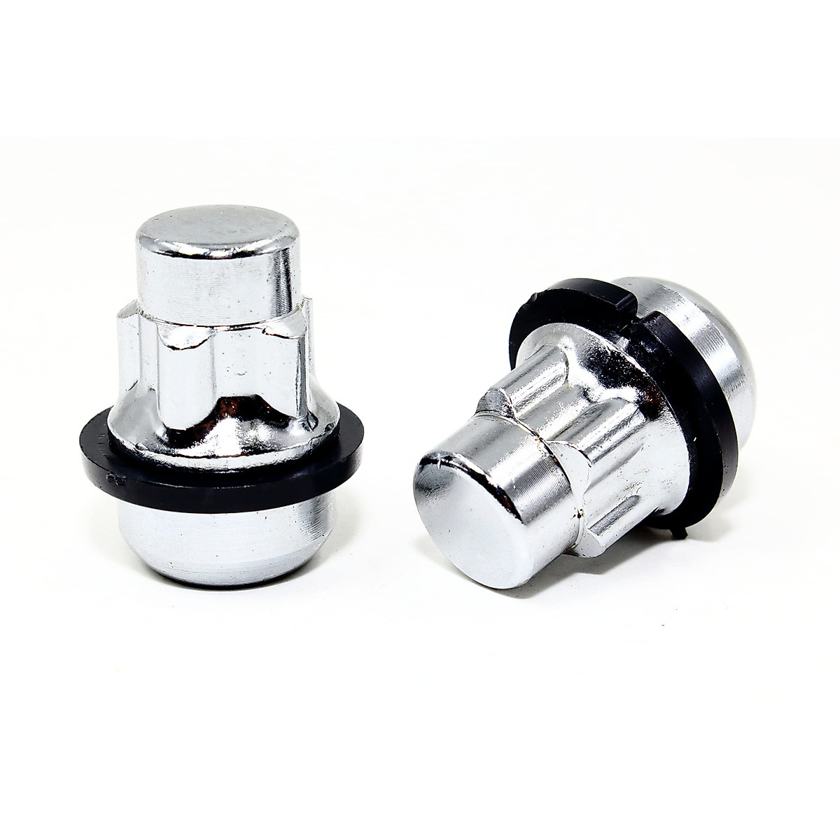 Set of 4 Veritek 12x1.5 Chrome Radius Ball Seat OEM Factory Style Removable Washer Socket Wheel Locks for Honda Acura