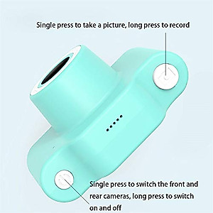 MCJL Christmas Camera Gift Child Toy Camera Boy Girl Child Camera Cartoon Digital Camera Small SLR Camera Toy Gift 750Mah Battery,Blue,16GB