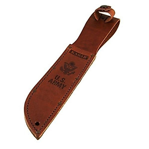 Ka-Bar Army Leather Sheath, 7-Inch, Brown