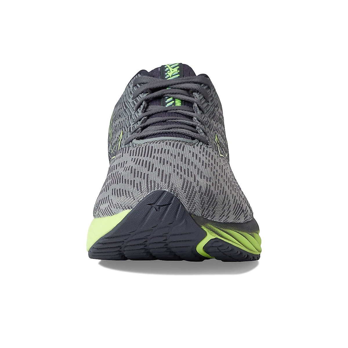 Mizuno Men's Wave Rider 26 | Neutral Running Shoe | Ultimte Grey/Neo Lime | US 10.5