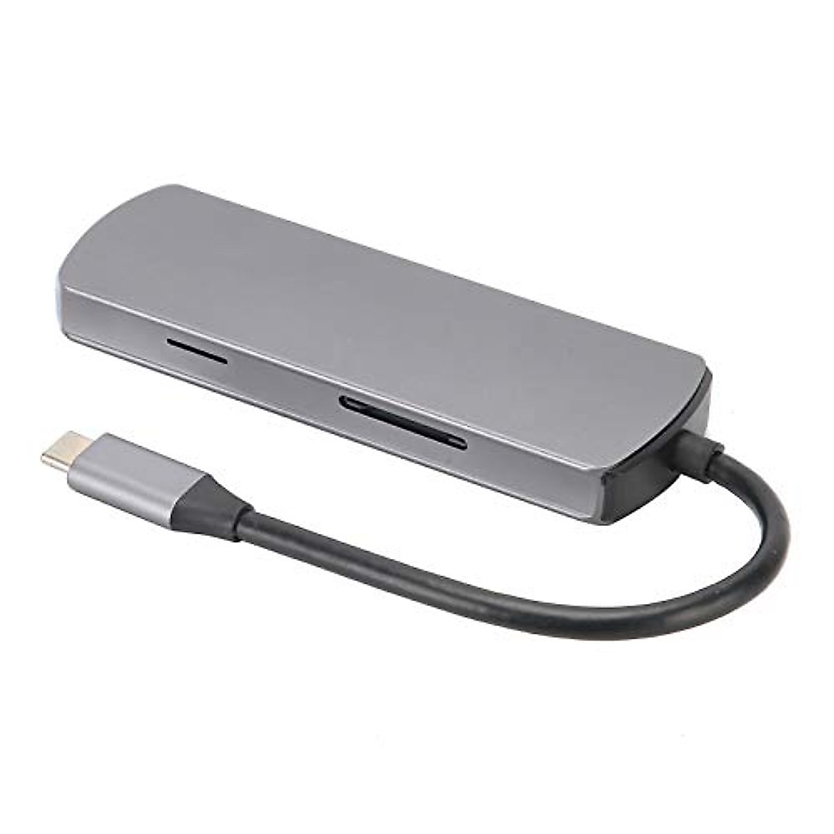 UBS Hub Extension, 6 in 1 USB3.0 Adapter Type C Multi‑Port USB C Expander Dock, to HDMI 4K Adapter Cable for Chrome Operating System/Windows7/8/10/XP/Linus/Vista