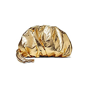 Rebecca Minkoff womens Ruched Clutch, Solid Gold, One Size US