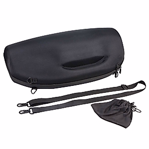 co2CREA Hard Travel case Replacement for JBL Boombox 2 Boombox 3 Waterproof Portable Bluetooth Speaker (All Black Case for Boombox 2 Speaker)