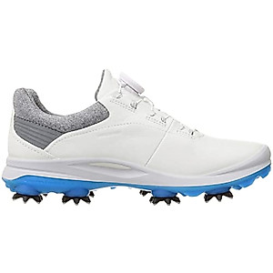 ECCO Women's G 3 BOA Gore-TEX Waterproof Golf Shoe, White, 7-7. 5