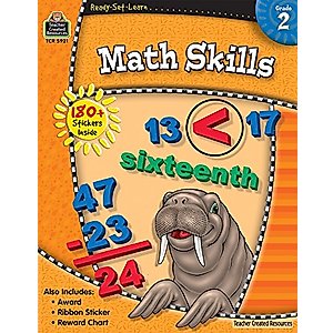 Ready-Set-Learn: Math Skills, Grade 2 from Teacher Created Resources