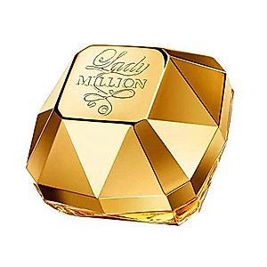 Paco Rabanne Lady Million Fragrance For Women - Warm And Spicy Scent - Notes Of Jasmine And Orange Blossom - Lasting Aroma - Seductive And Sweet - Sensual Fragrance - Edp Spray - 1 Oz