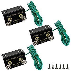 Dahszhi ESD Wrist Strap Ground Cord Bench Mounted with 1.8M Length Cord - 3pcs