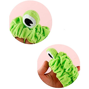 Lovly Headband, Frog Hair Band Head Wrap Little Green Frog Hairband for Women, Girls, Boys, Men, Kids, Adults, Children