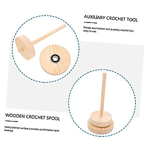 JEWEDECO 1pc Winding Wool Spool Paper Roll Holder Embroidery Tools Embroidery Floss Organizer Yarn Holder Yarn Dispenser for Crocheting Yarn Ball Embroidery Supplies Sewing Thread Rack Tee
