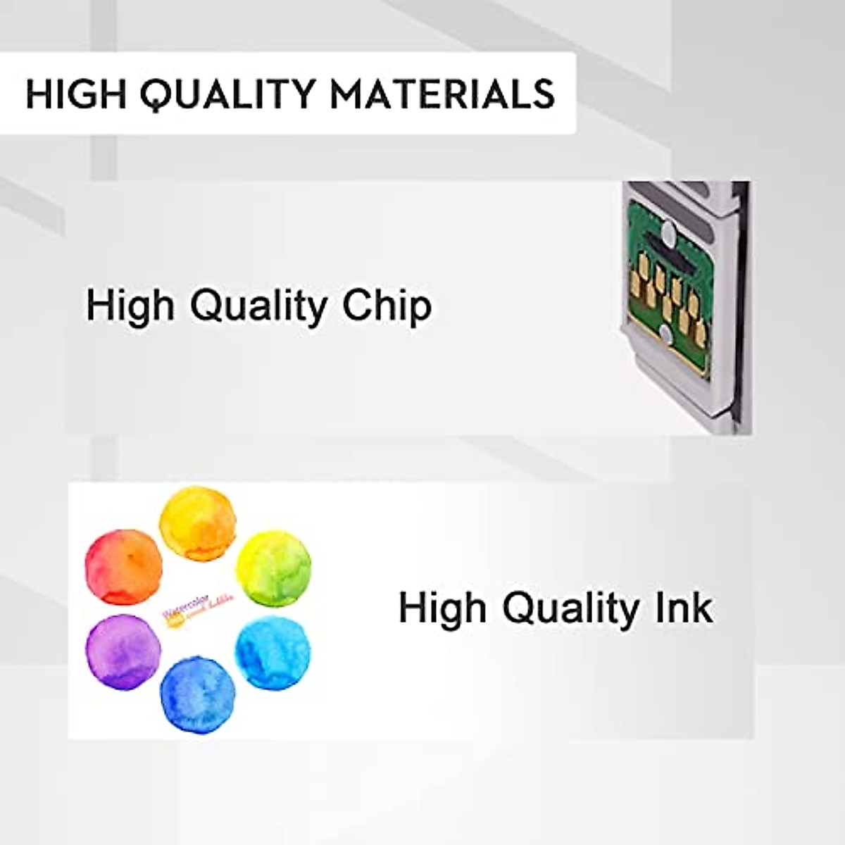 DingKe 4-Black 127 Ink Cartridge remanufactured for 127 120 Compatible with Workforce WF-2760 WF-2750 WF-2630 WF-2650 WF-2660 XP-320 XP-420 XP-424 Printers (4-Pack)