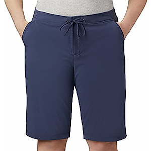 Columbia Women's Anytime Outdoor Long Short Shorts, Nocturnal, 10x13