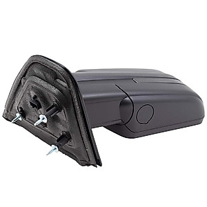 Brock Drivers Left Textured w/Spotter Glass Power Side View Mirror Replacement for BL3Z 17683 BA BL3Z17683BA