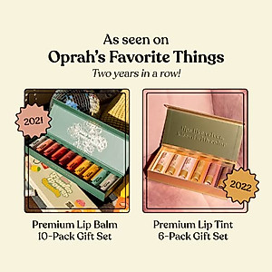 Jumbo Lip Balm Gift Set (3-Pack, Top Flavors) | Poppy & Pout All Natural Lip Balms & Moisturizers | Hydrates with Beeswax, Vitamin E, Organic Coconut Oil | Cruelty-Free | Recyclable Cardboard Tube