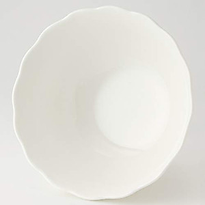 Narumi 51952-23143 Bowl Plate Set, Honeton Lace Bride, 6.3 inches (16 cm), White, Lace Pattern, Cute, Small Bowl, Donburi, Wedding Gift, Microwave Warm, Dishwasher Safe, Gift Box Included