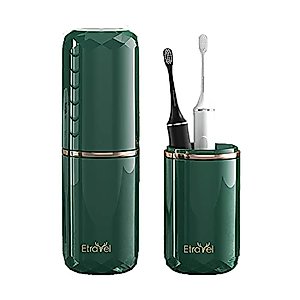Etravel Travel Toothbrush Case And Cover - Luxury Toothbrush Holder, Portable Travel Organizer, Camping Supplies, Electric Toothbrush Case For Travel - 4 Colors [Olive]