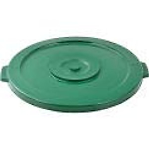 Global Industrial 44 Gallon Garbage Can Lid, Green