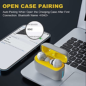 Kingstar Noise Cancelling Wireless Earbuds Bluetooth 5.1 in-Ear Hybrid Active Noise Cancelling Headphones, ANC ENC Bluetooth Earbuds Touch Control IPX5 Earphones 4-Mic Premium Stereo Sound