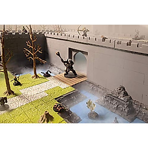 Monster Adventure Terrain- 50pc Foliage Tile Expansion Pack- Hand-Painted 1x1 - Tile Set- Easy Snap Creates Amazing Tabletop Terrain in Minute- Customize Your D&D and Pathfinder Dungeons Your Way