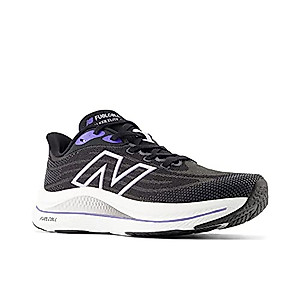 New Balance Women's WWWKELB1 Walking Shoe, Black/Electric Indigo/Grey Violet, 8