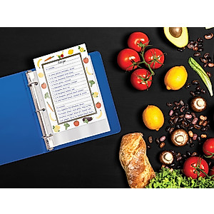 200 Count Mini Poly Sheet Protectors, Standard Weight, Diamond Clear, by Better Office Products, 5.5" x 8.5", 200 Pack