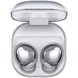 Samsung Galaxy Buds Pro, True Wireless Earbuds w/Active Noise Cancelling (Wireless Charging Case Included), Phantom Silver (International Version)