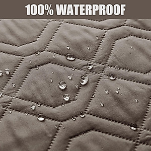 Couch Arm Covers, Non-Slip 100% WATERPROOF Sofa Arm Covers Set of 3 Washable Sofa Armrests Covers for Living Room Recliner Chair Arm Covers Protectors for Leather Sofa Armrest Slipcover ( Color : #13