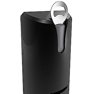 BLACK+DECKER EasyCut Extra-Tall Can Opener with Knife Sharpener and Bottle Opener, Black, EC500B-T