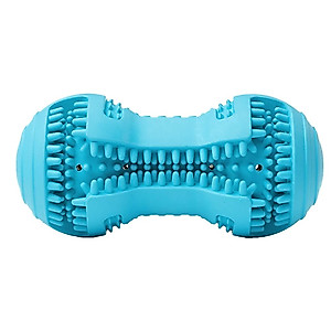 Fillable Dog Toy, Peanut Butter Dog Toy, Fillable Dog Chew Toy, Teeth Cleaning Dog Toy, Dog Toothbrush Toy, Dog Fillable Treat Toy, Soft Dog Chew Toys for Small Dogs, Medium & Large Dogs (Sky Ble)